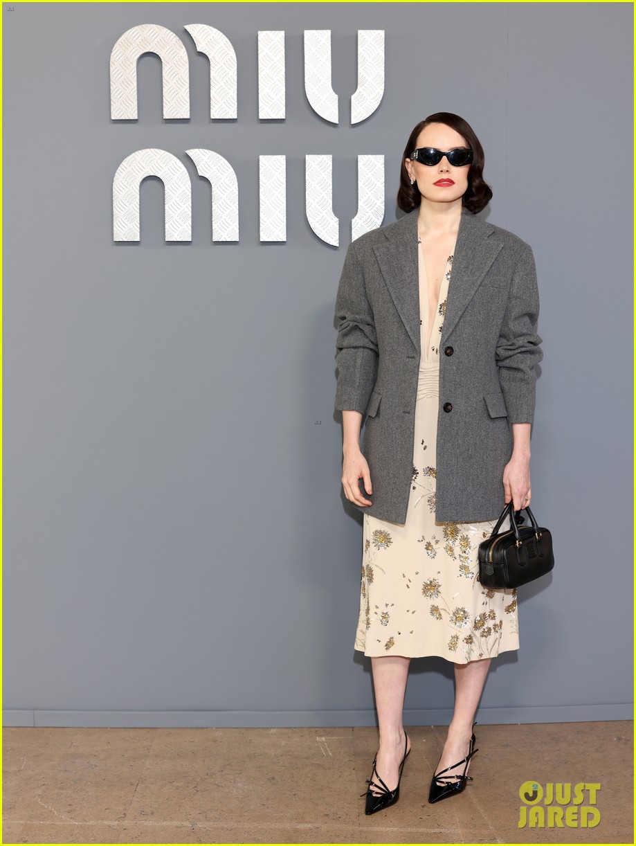 Daisy Ridley & Tom Bateman Make Rare Appearance Together at Miu Miu ...