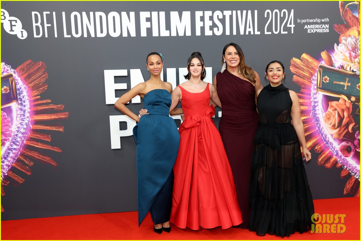 Karla Sofía Gascón, Selena Gomez, Zoe Saldana, & Adriana Paz Look Gorgeous at 'Emilia Pérez ...