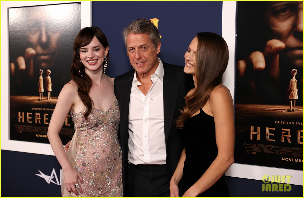 Hugh Grant Joins Sophie Thatcher & Chloe East at AFI Fest 2024 Premiere ...