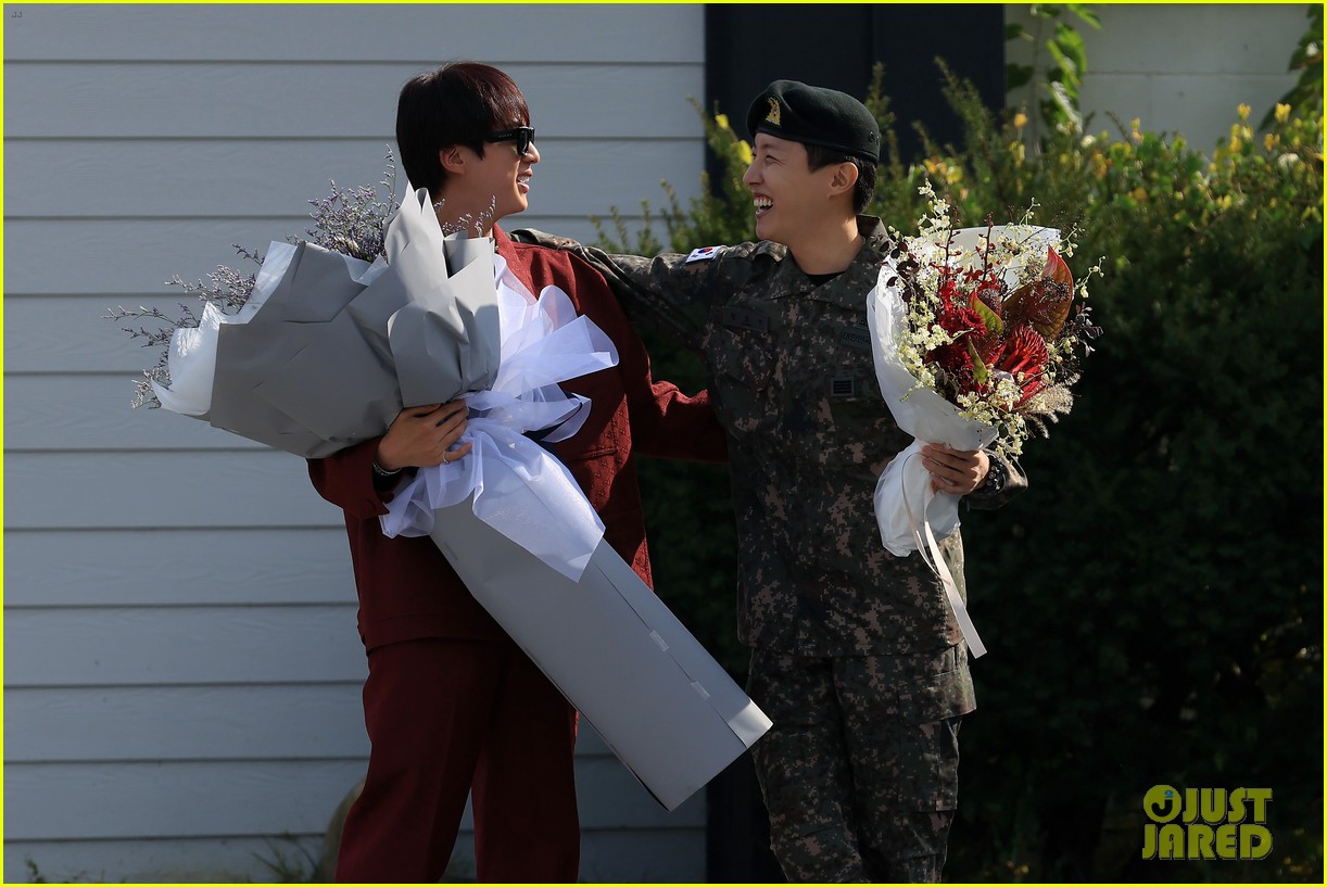 BTS' J-Hope Completes Military Service, Reunites With Bandmate Jin ...