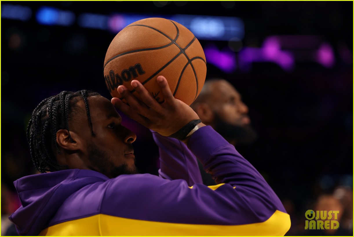 LeBron James & Son Bronny Officially Make NBA History as First Father ...