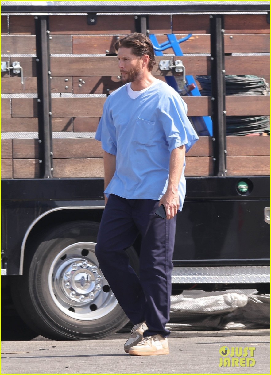 Jensen Ackles Wears Prison Uniform on Set of His New Prime Video Series 'Countdown': Photo ...