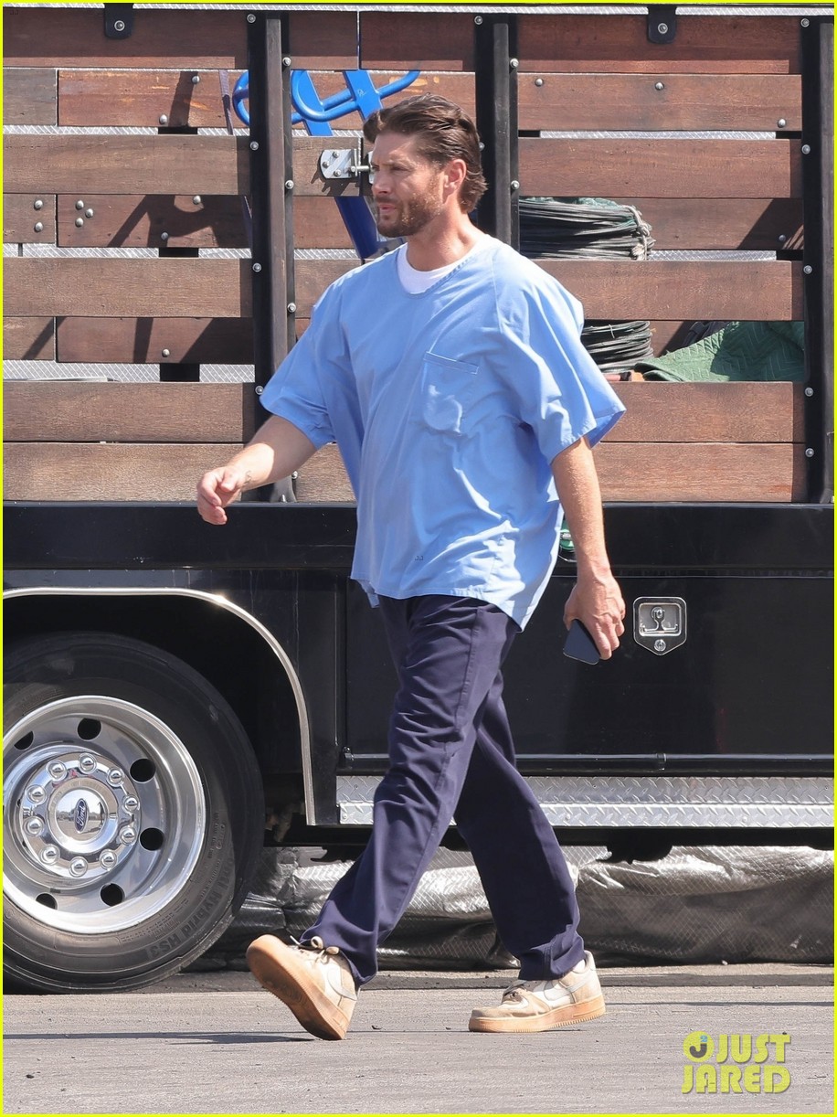 Jensen Ackles Wears Prison Uniform on Set of His New Prime Video Series ...