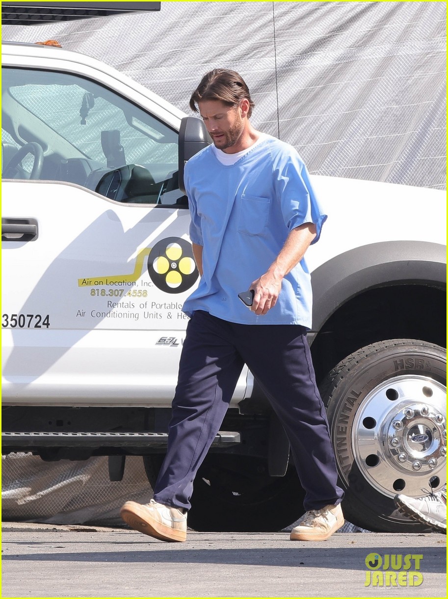 Jensen Ackles Wears Prison Uniform on Set of His New Prime Video Series ...
