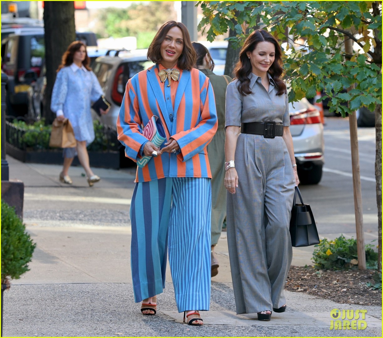 Kristin Davis Films 'And Just Like That' Scenes With Sarah Jessica ...