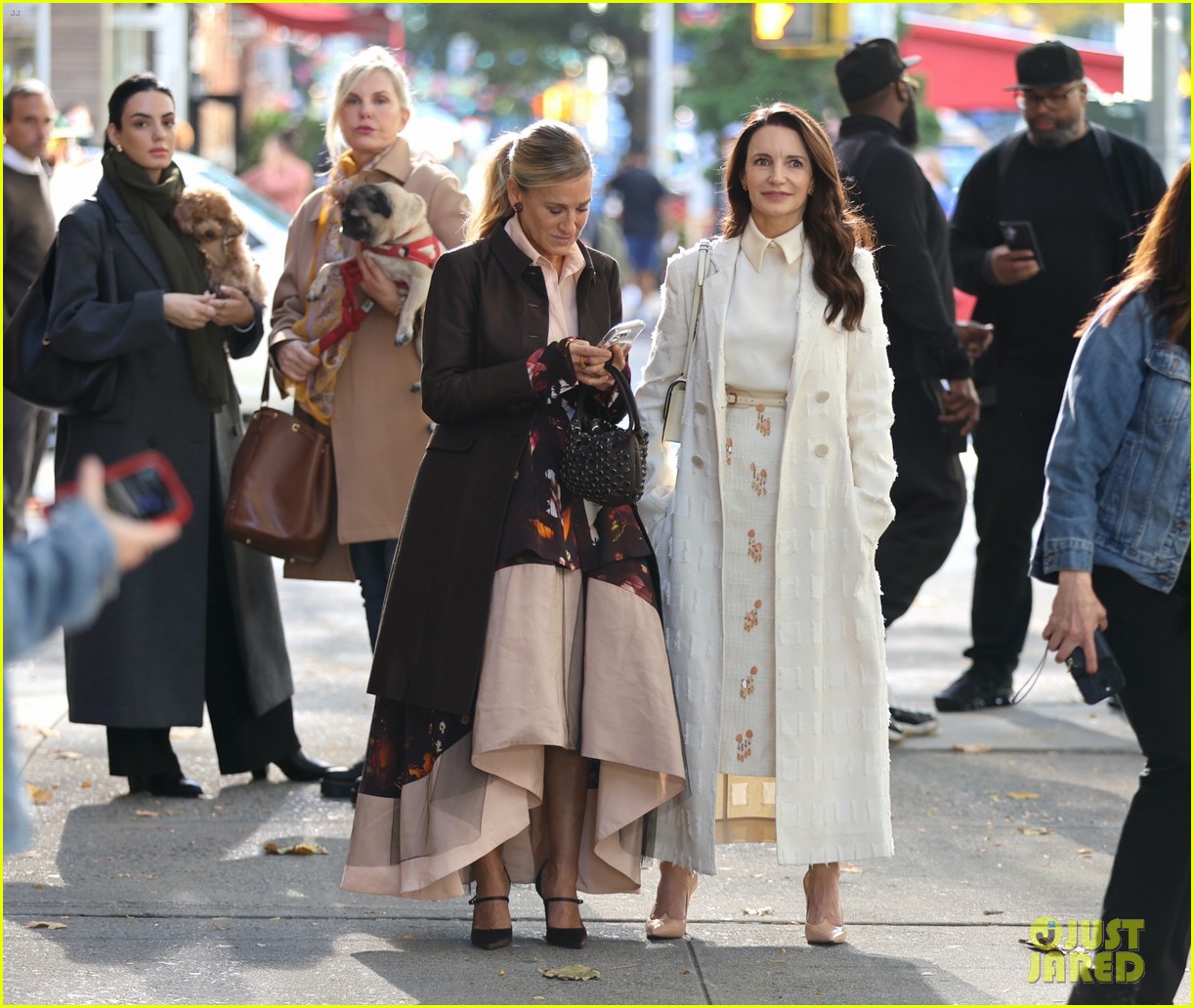 Kristin Davis Films 'And Just Like That' Scenes With Sarah Jessica ...