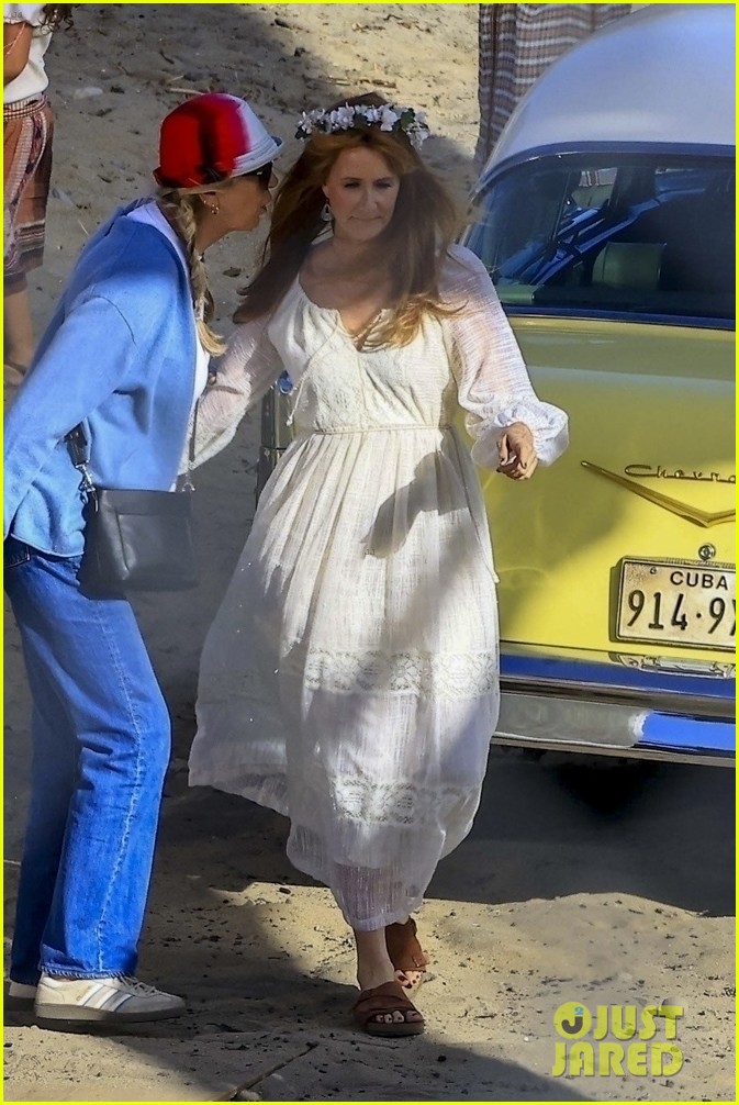 Laura Dern Begins Filming 'Palm Royale' With New Costar Jaycob Maya ...