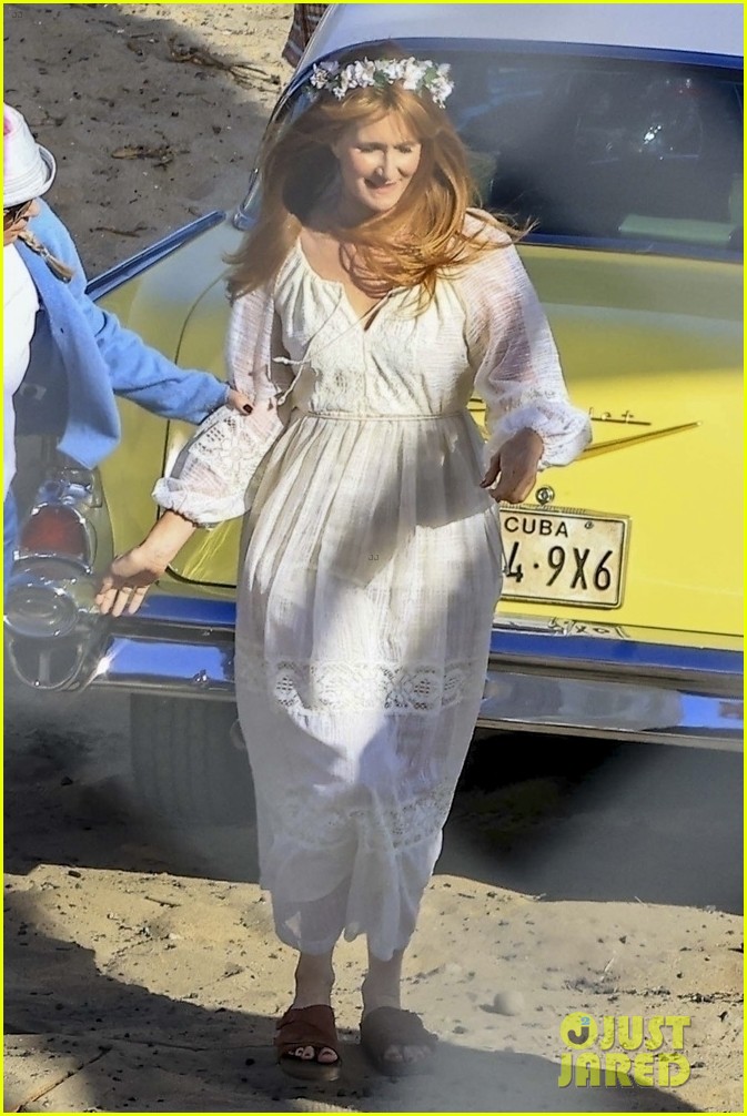 Laura Dern Begins Filming 'Palm Royale' With New Costar Jaycob Maya ...