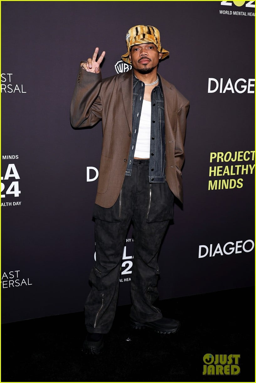 Demi Lovato & Chance the Rapper Attend Project Healthy Minds World ...