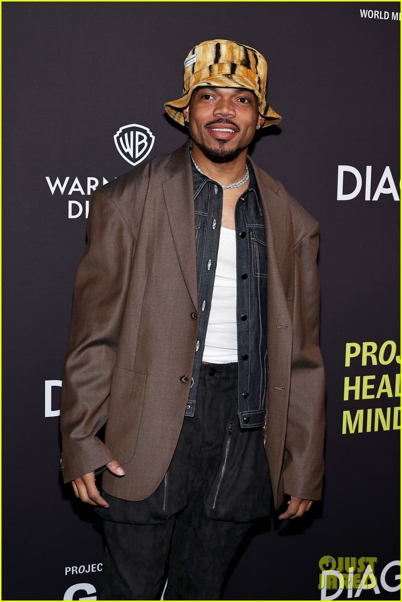 Demi Lovato & Chance the Rapper Attend Project Healthy Minds World ...