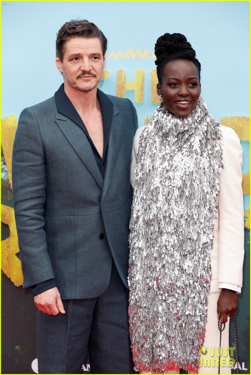 Lupita Nyong'o & Pedro Pascal Share an Embrace While Promoting 'The ...