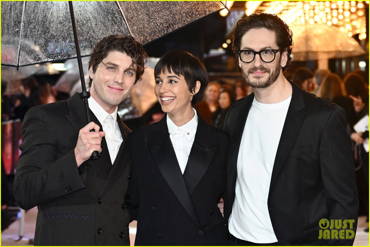 Lukas Gage Helps Naomi Scott Fix Her Dress on 'Smile 2' Red Carpet in ...