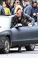 Matt Smith Goes Full Punk Rock with Multicolor Mohawk for ‘Caught ...