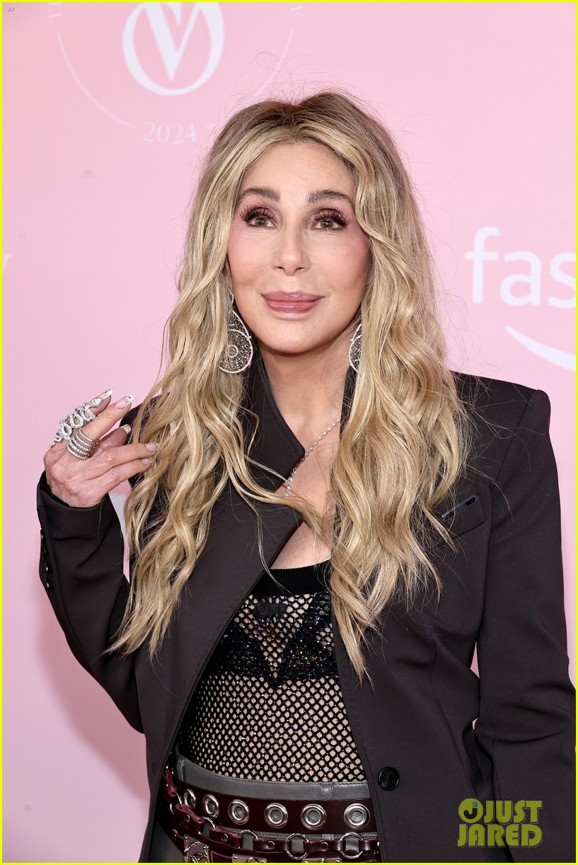 Cher (with Her Boyfriend!), Tyla, & Lisa Walk Pink Carpet Before Performing at Victoria's Secret ...