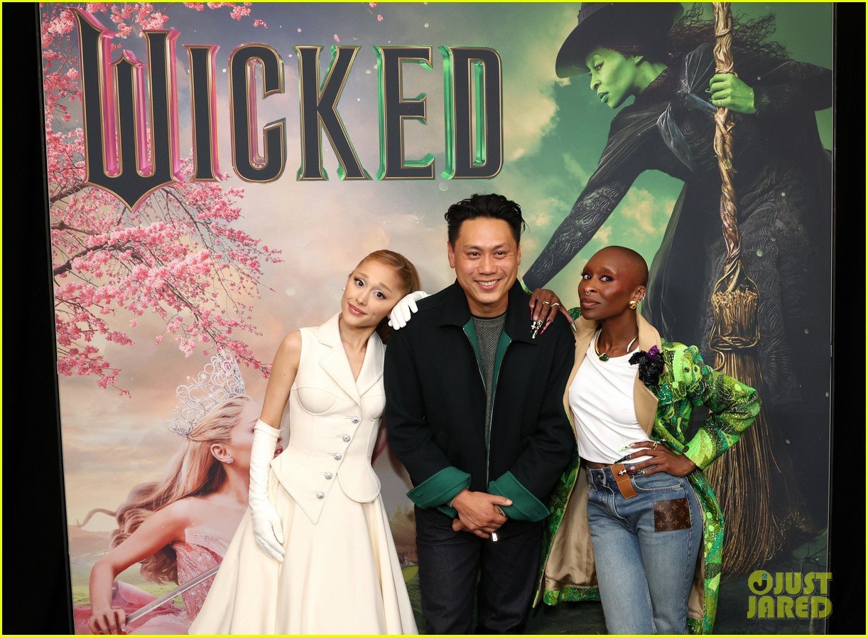 Ariana Grande & Cynthia Erivo Attend 'Wicked' Screening with Broadway's Glinda & Elphaba ...
