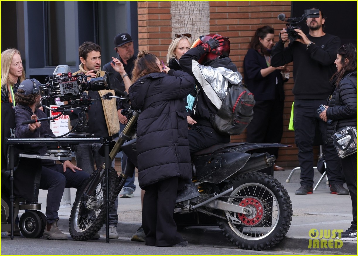 Barry Keoghan Spotted on Motorcycle While Filming 'Crime 101' Scene ...