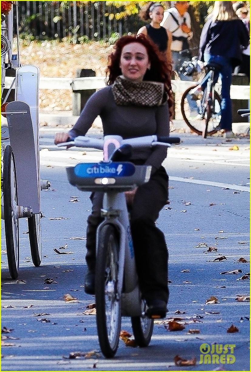 Chappell Roan Goes Bike Riding Around NYC Ahead of 'Saturday Night Live ...