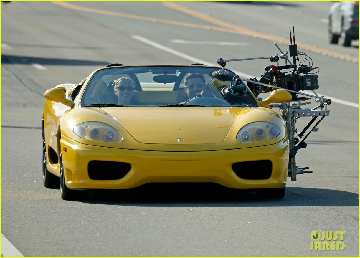 Zac Efron Drives Phoebe Dynevor in a Yellow Ferrari for 'Famous' Movie ...