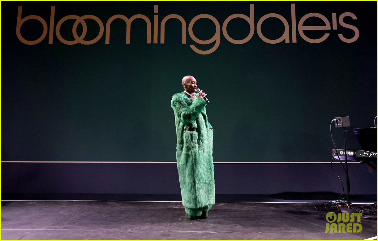 Cynthia Erivo Wears Emerald City Cardigan from Roots x 'Wicked ...
