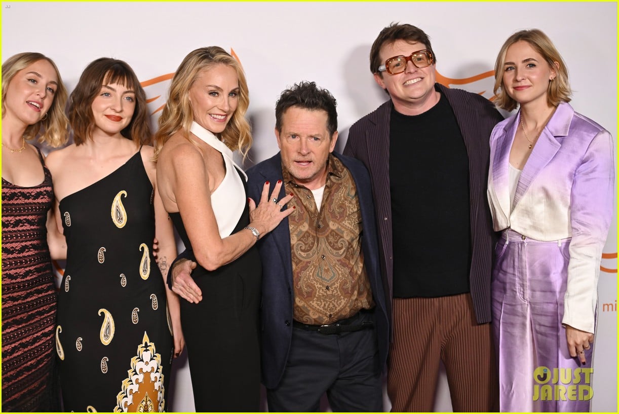 Michael J. Fox & Wife Tracy Pollan Are Joined by All Four Kids at ...