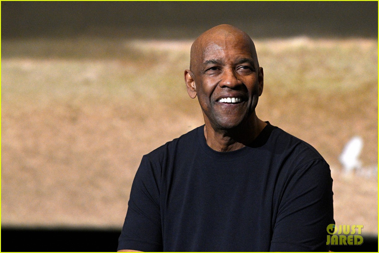 Connie Nielsen & Denzel Washington Step Out to Promote 'Gladiator II ...