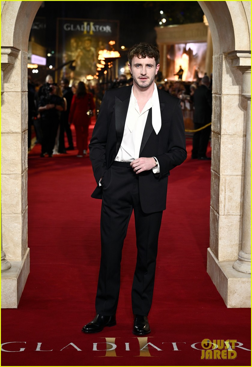 Paul Mescal, Denzel Washington, & 'Gladiator 2' Cast Meet King Charles ...