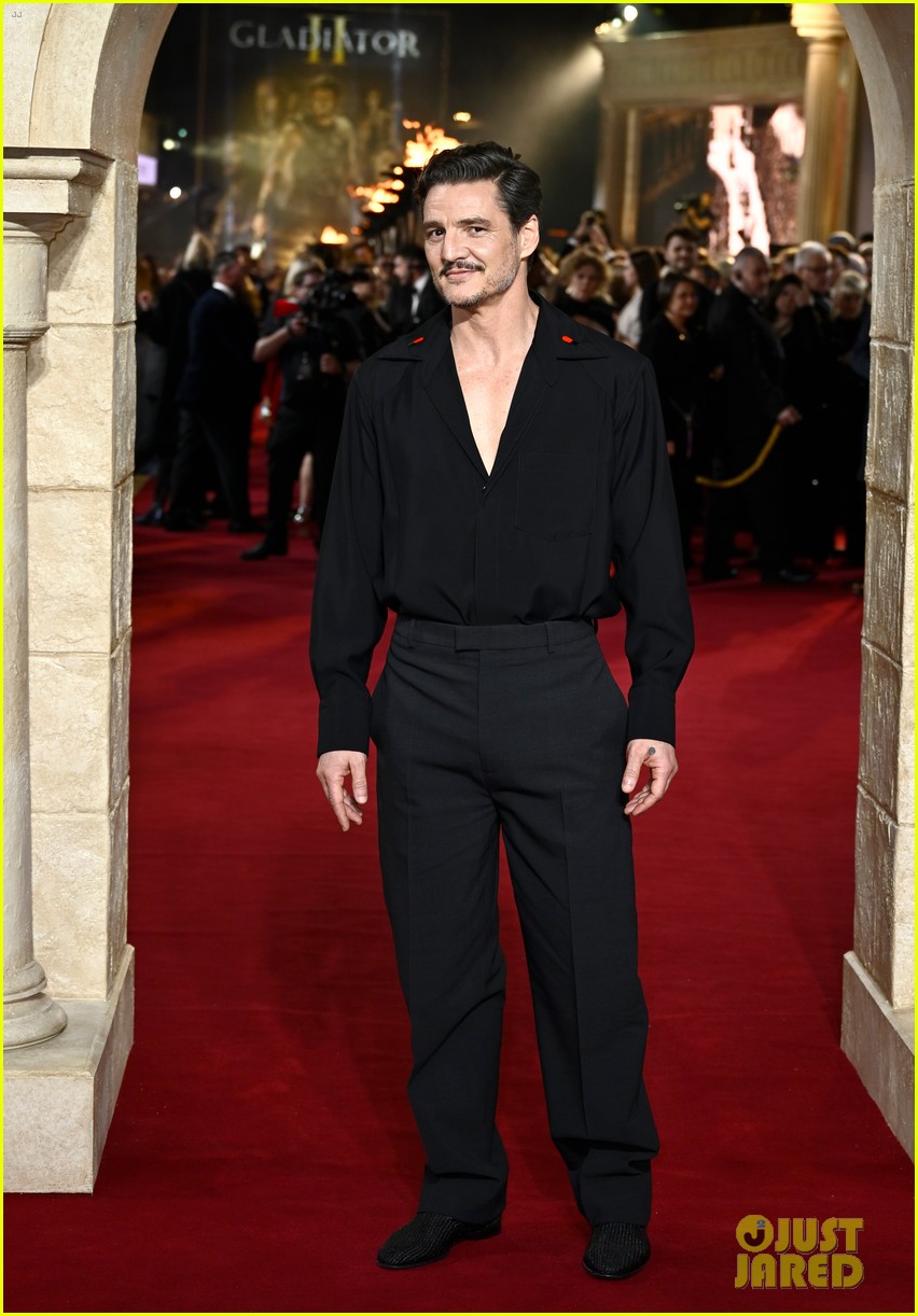 Paul Mescal, Denzel Washington, & 'Gladiator 2' Cast Meet King Charles ...