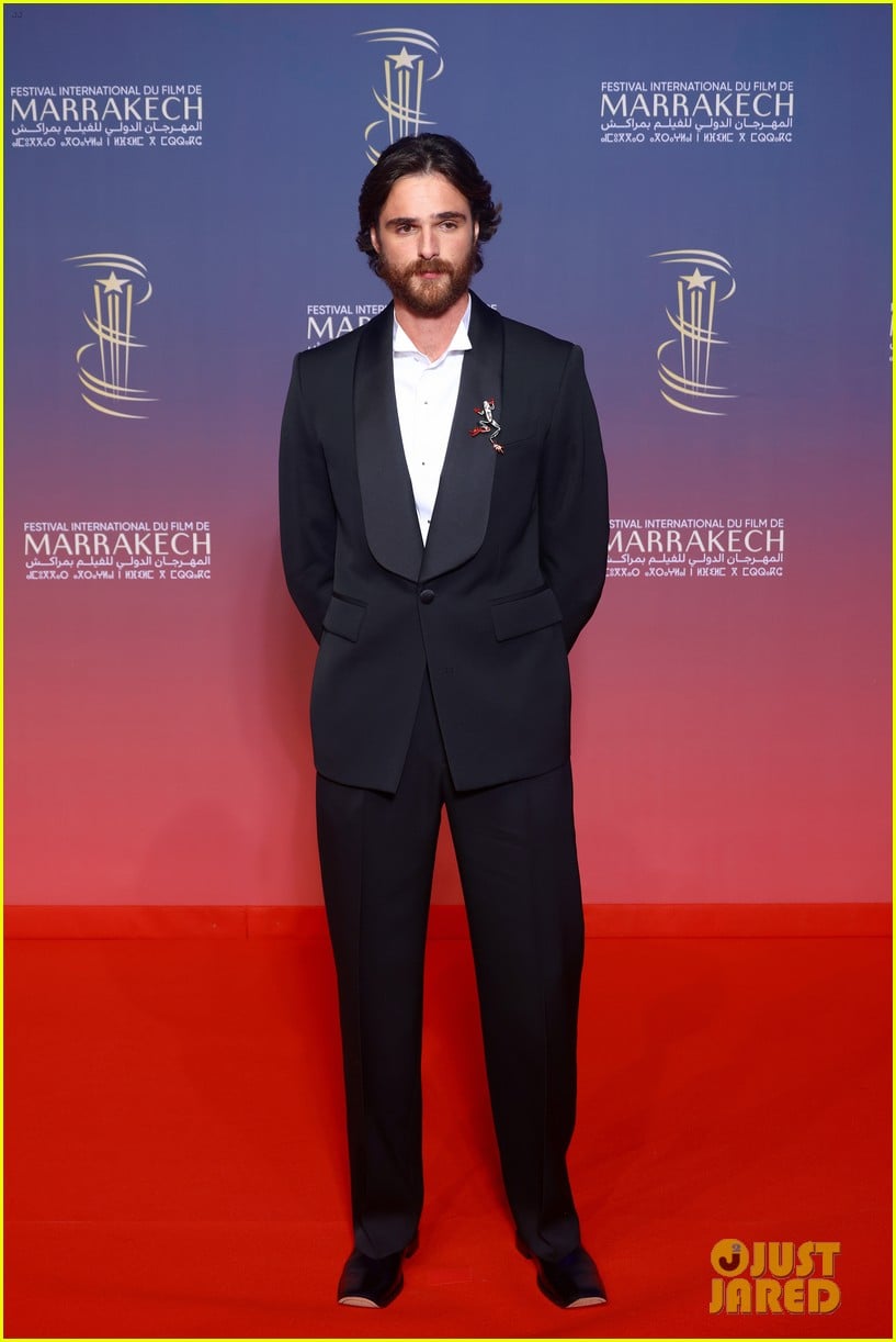 Jacob Elordi Debuts Full Beard at Marrakech International Film Festival ...