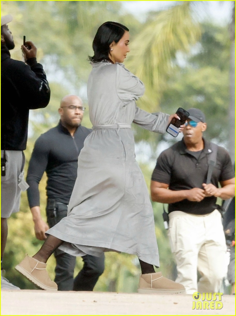 Kim Kardashian Arrives on Set to Film Scenes for New Hulu Legal Drama ...