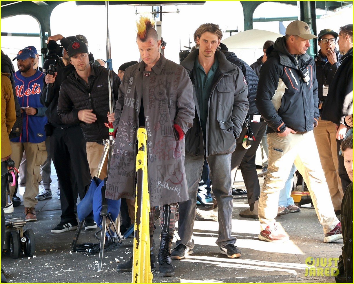 Austin Butler, Matt Smith, & Regina King Film Action Scene for 'Caught Stealing' in Queens ...