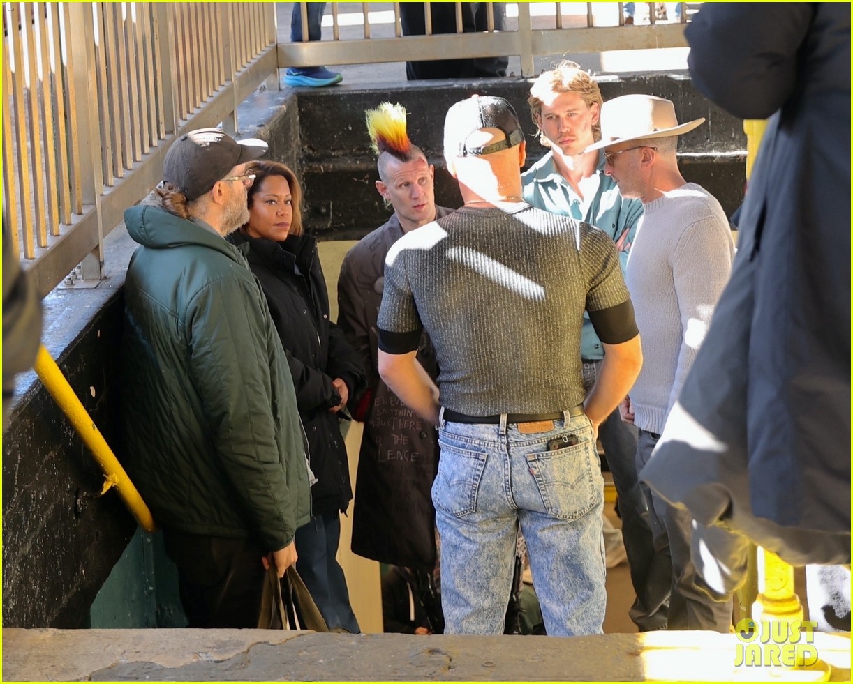 Austin Butler, Matt Smith, & Regina King Film Action Scene for 'Caught ...