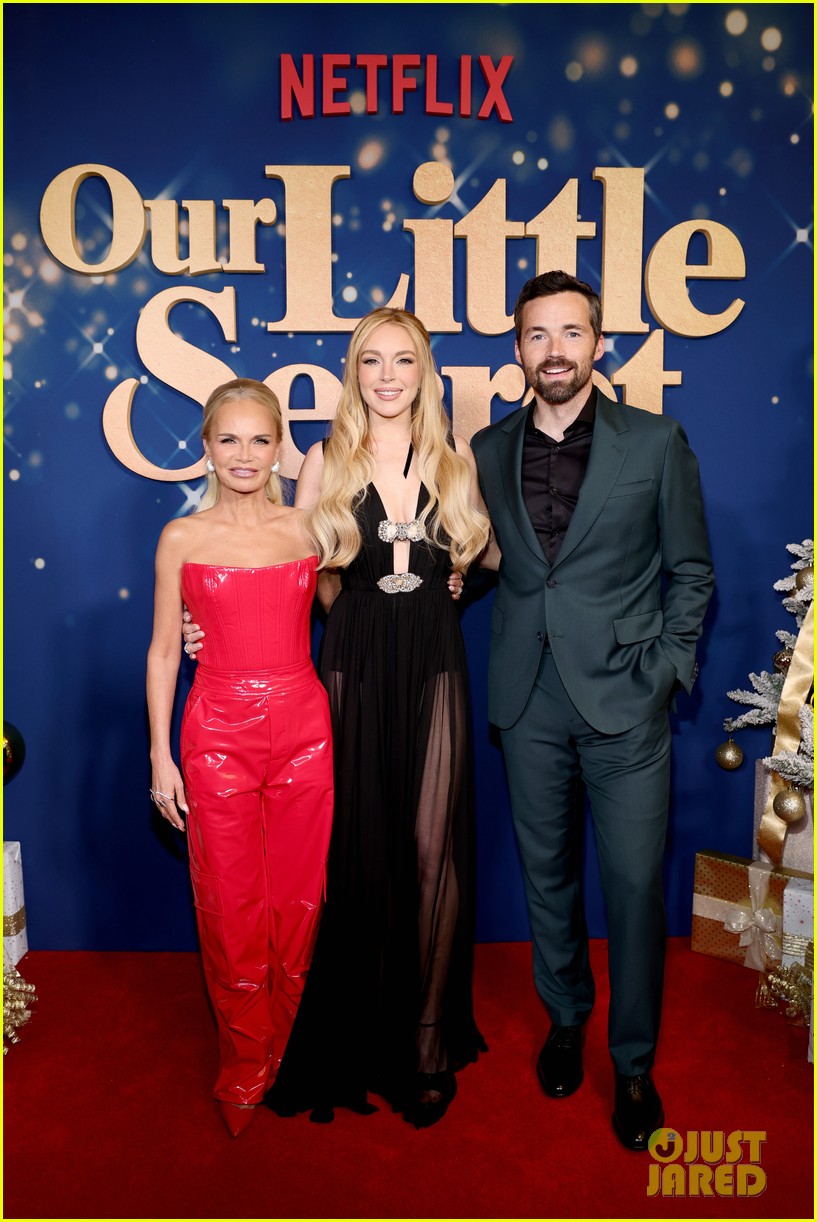 Lindsay Lohan Stuns in Sheer Dress at 'Our Little Secret' Premiere Alongside Kristin Chenoweth ...