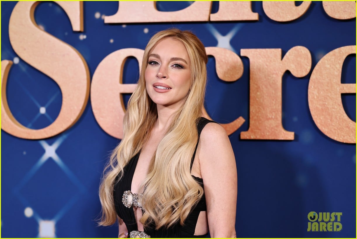 Lindsay Lohan Stuns in Sheer Dress at 'Our Little Secret' Premiere Alongside Kristin Chenoweth ...