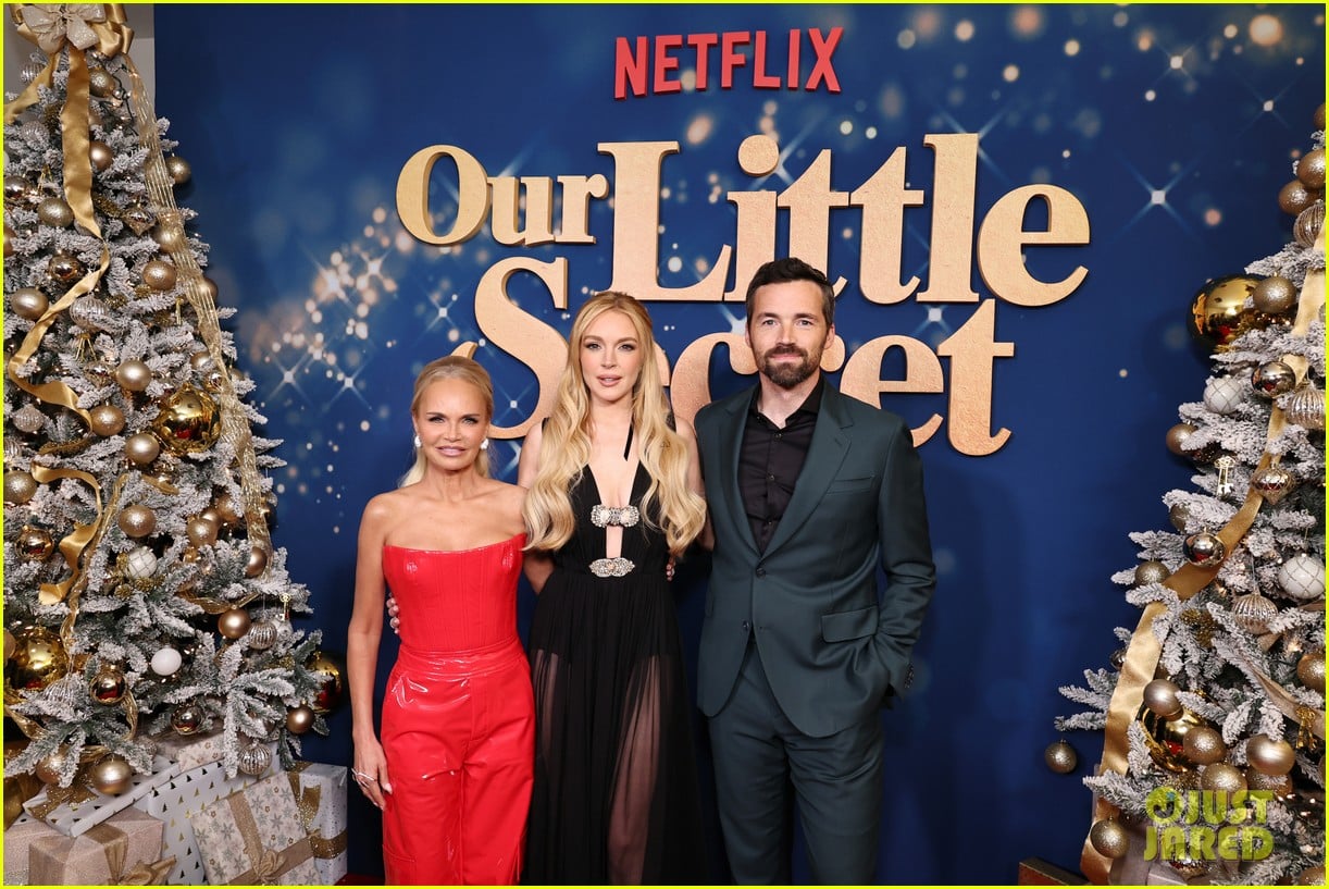 Lindsay Lohan Stuns in Sheer Dress at 'Our Little Secret' Premiere Alongside Kristin Chenoweth ...