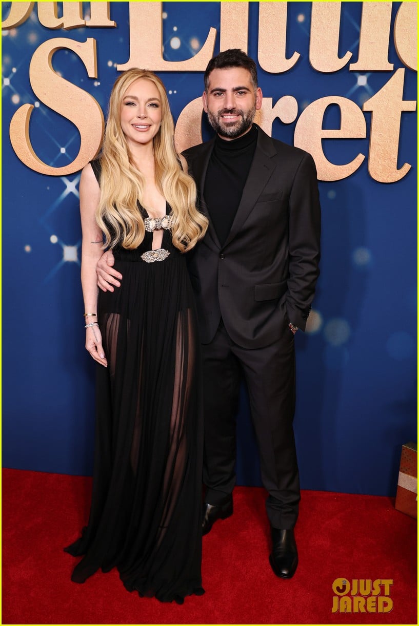 Lindsay Lohan Stuns in Sheer Dress at 'Our Little Secret' Premiere Alongside Kristin Chenoweth ...