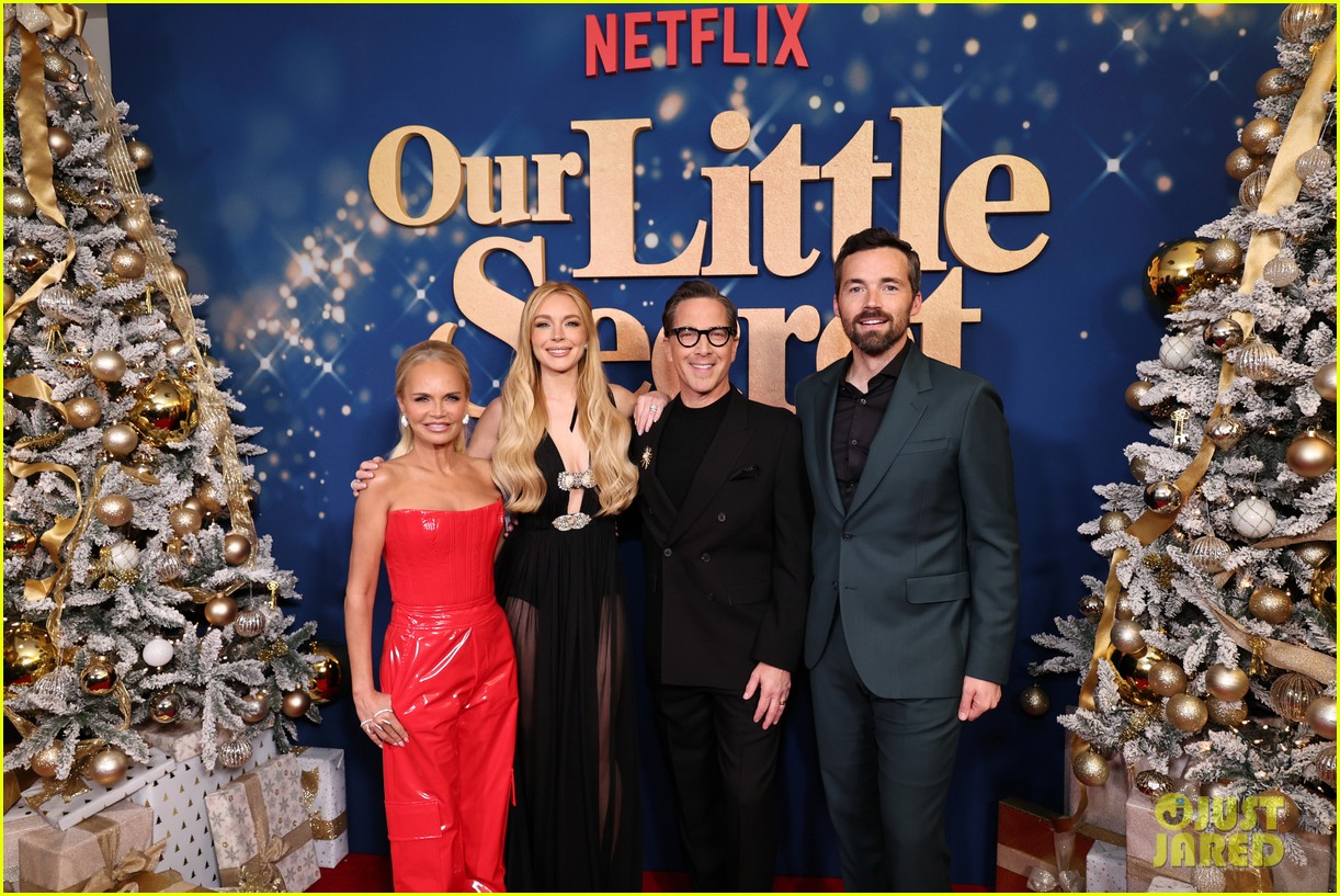 Lindsay Lohan Stuns in Sheer Dress at 'Our Little Secret' Premiere Alongside Kristin Chenoweth ...