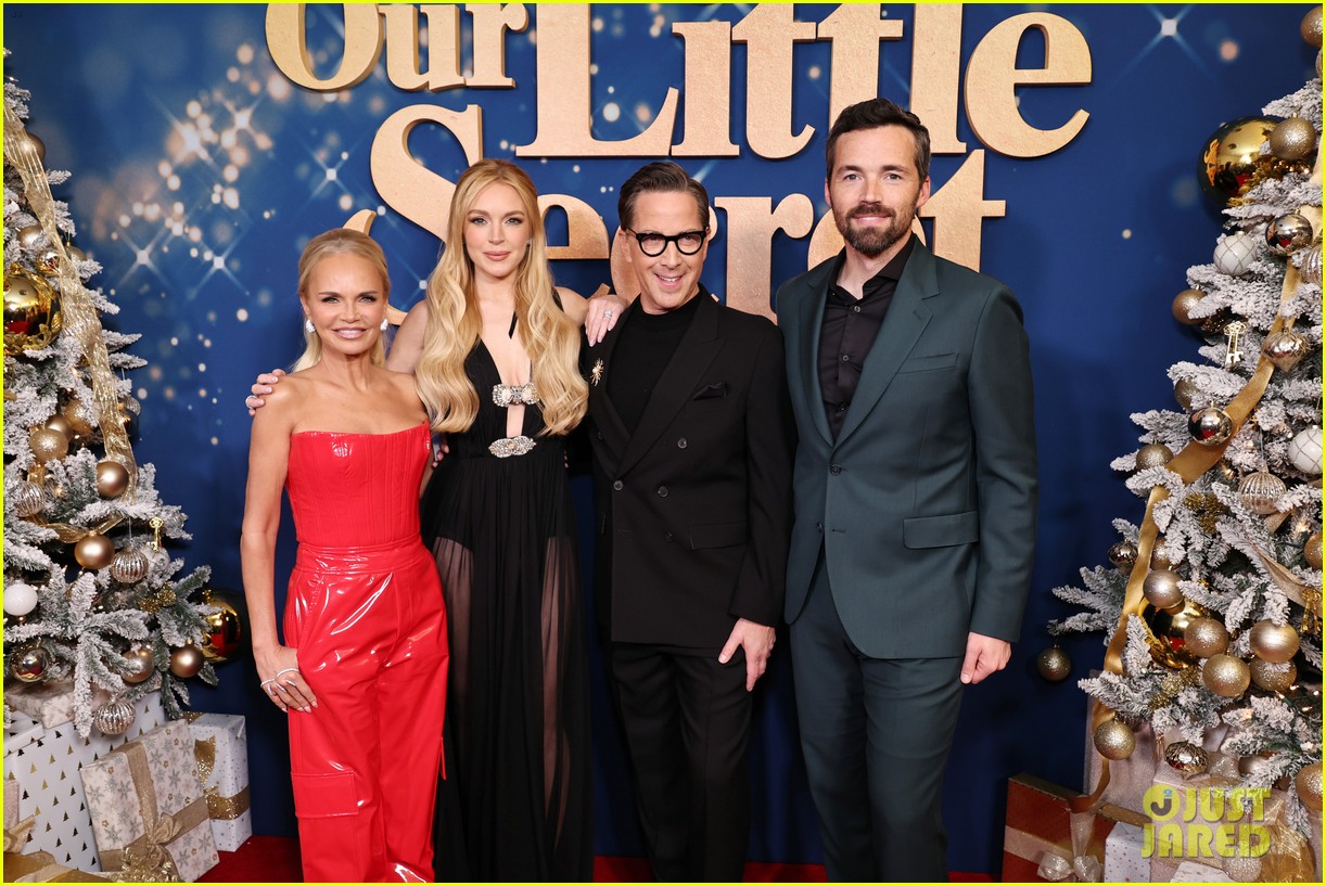 Lindsay Lohan Stuns in Sheer Dress at 'Our Little Secret' Premiere Alongside Kristin Chenoweth ...