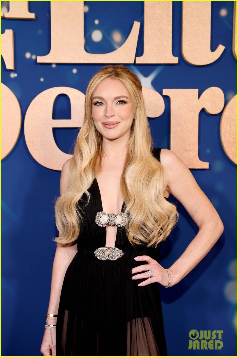 Lindsay Lohan Stuns in Sheer Dress at 'Our Little Secret' Premiere Alongside Kristin Chenoweth ...