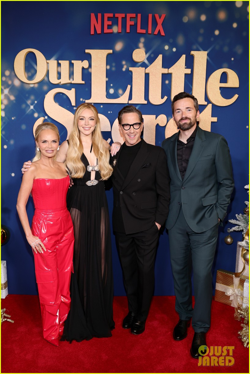 Lindsay Lohan Stuns in Sheer Dress at 'Our Little Secret' Premiere Alongside Kristin Chenoweth ...
