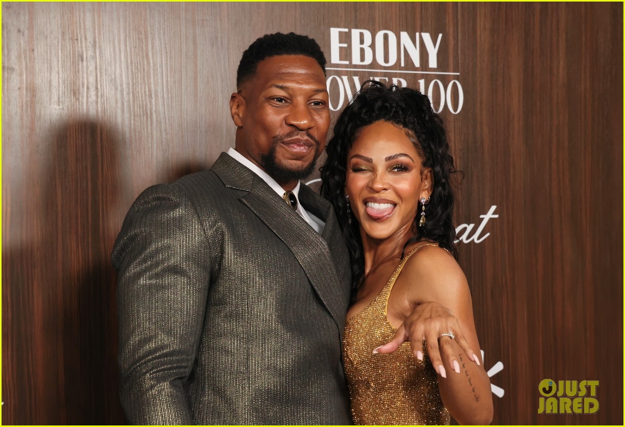 Meagan Good & Jonathan Majors Are Engaged, Flashes Ring at Ebony Power ...