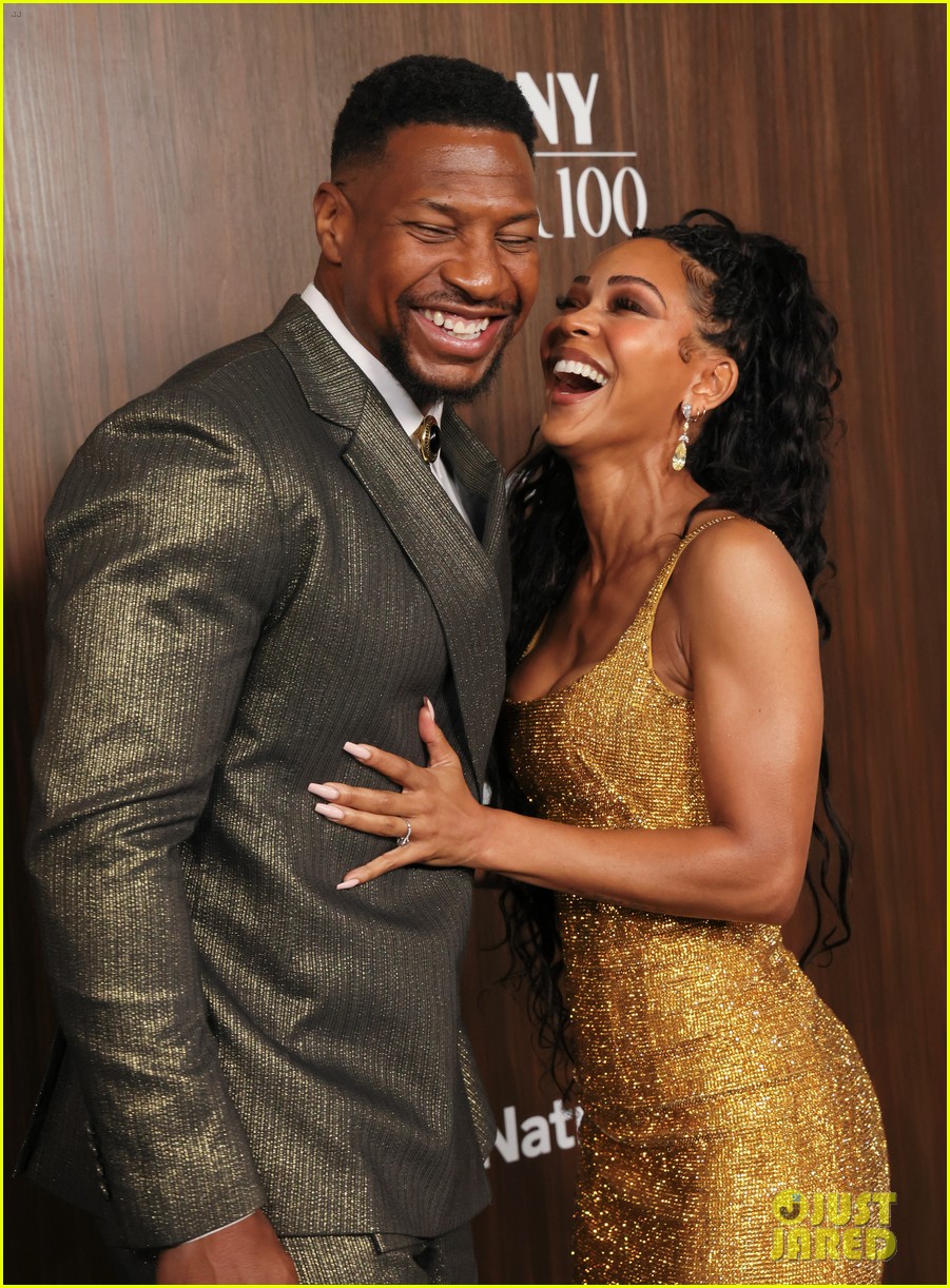 Meagan Good & Jonathan Majors Are Engaged, Flashes Ring at Ebony Power ...