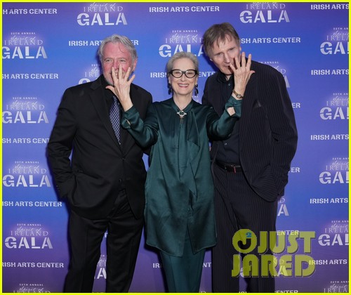 Liam Neeson Presents Meryl Streep With Spirit of Ireland Award at Irish ...