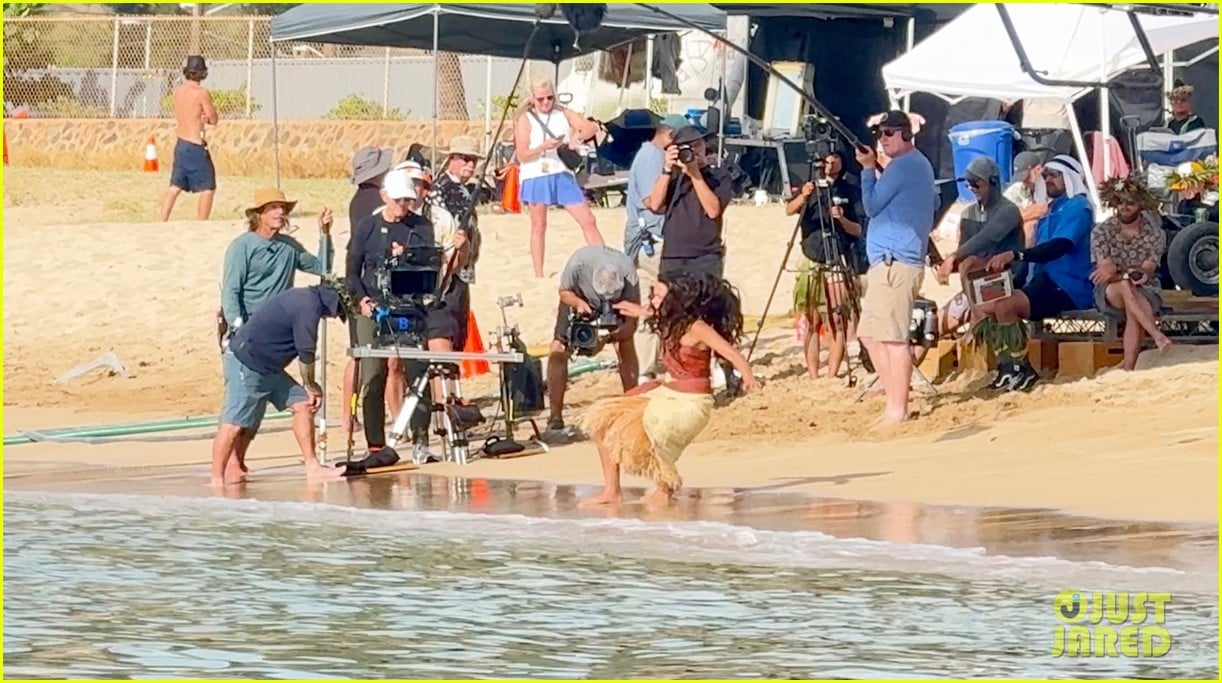 'Moana' Live-Action Movie Set Photos: Catherine Laga'aia Films Beach ...
