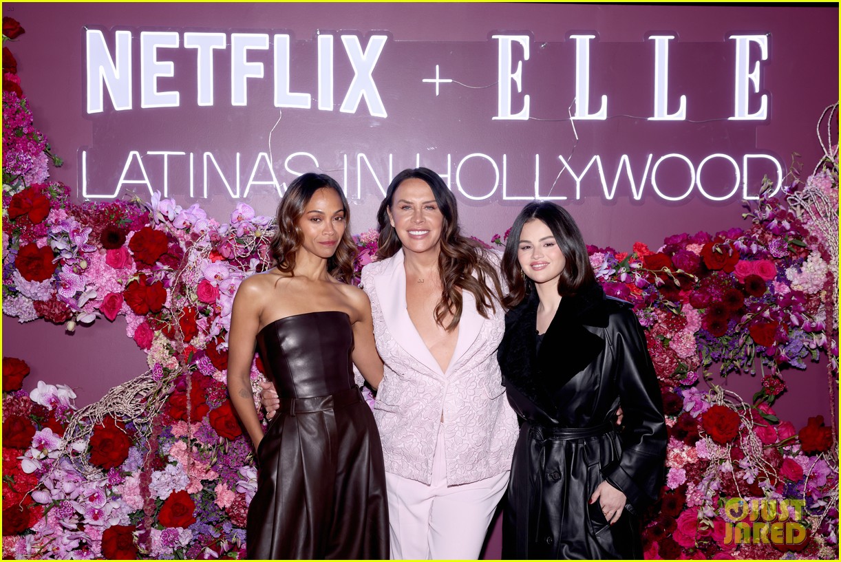 Karla Sofía Gascón, Zoe Saldaña & Selena Gomez Honored at Netflix & Elle's Latinas In Hollywood ...