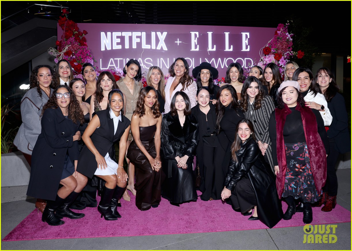 Karla Sofía Gascón, Zoe Saldaña & Selena Gomez Honored at Netflix & Elle's Latinas In Hollywood ...
