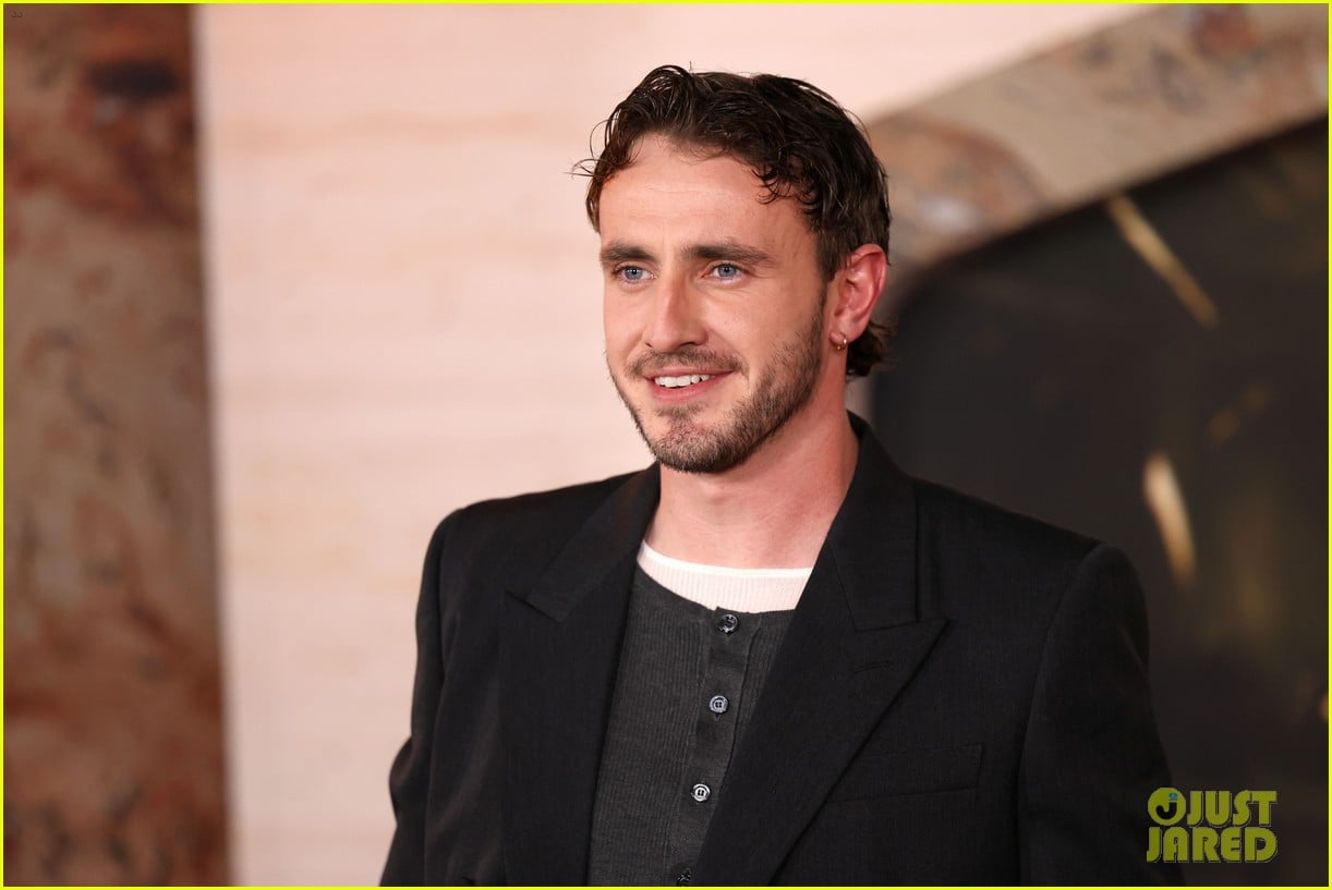 Paul Mescal & Girlfriend Gracie Abrams Make First Official Appearance Together at 'Gladiator II ...