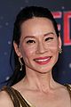 Lucy Liu Goes Glam in Gold for NYC Premiere of ‘Red One’ with Co-Stars ...