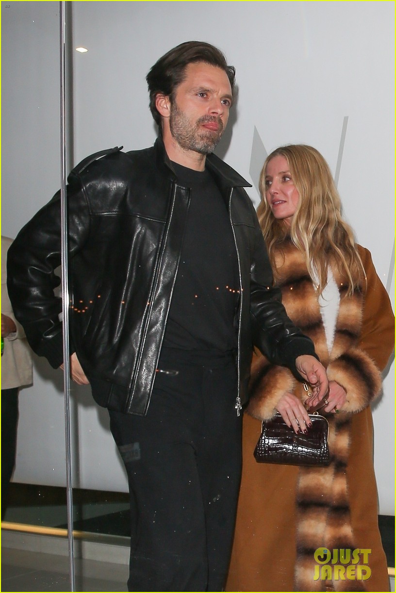 Sebastian Stan Enjoys Rare Night Out with Girlfriend Annabelle Wallis ...