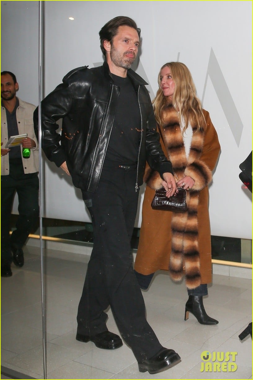 Sebastian Stan Enjoys Rare Night Out with Girlfriend Annabelle Wallis ...
