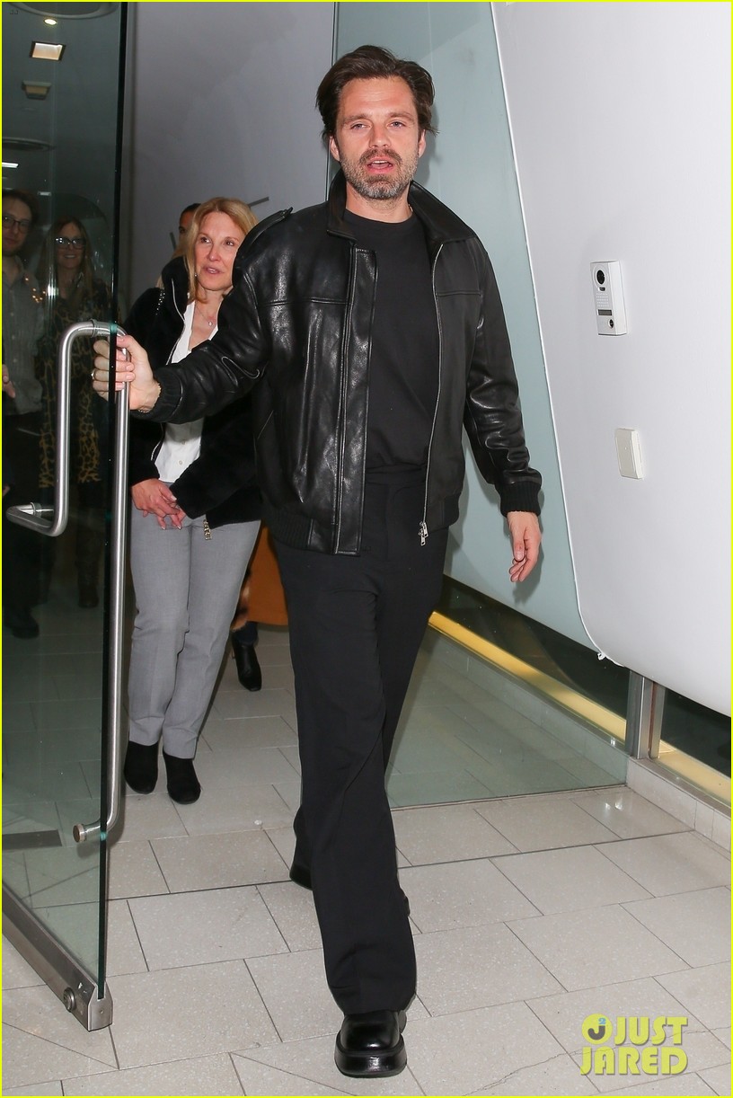 Sebastian Stan Enjoys Rare Night Out with Girlfriend Annabelle Wallis ...